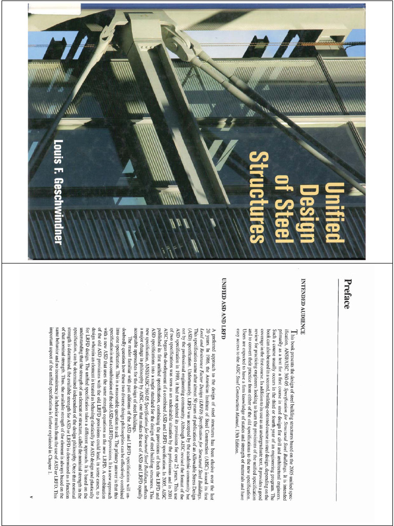 02 Unified Design of Steel Structures by Geschwindner | PDF