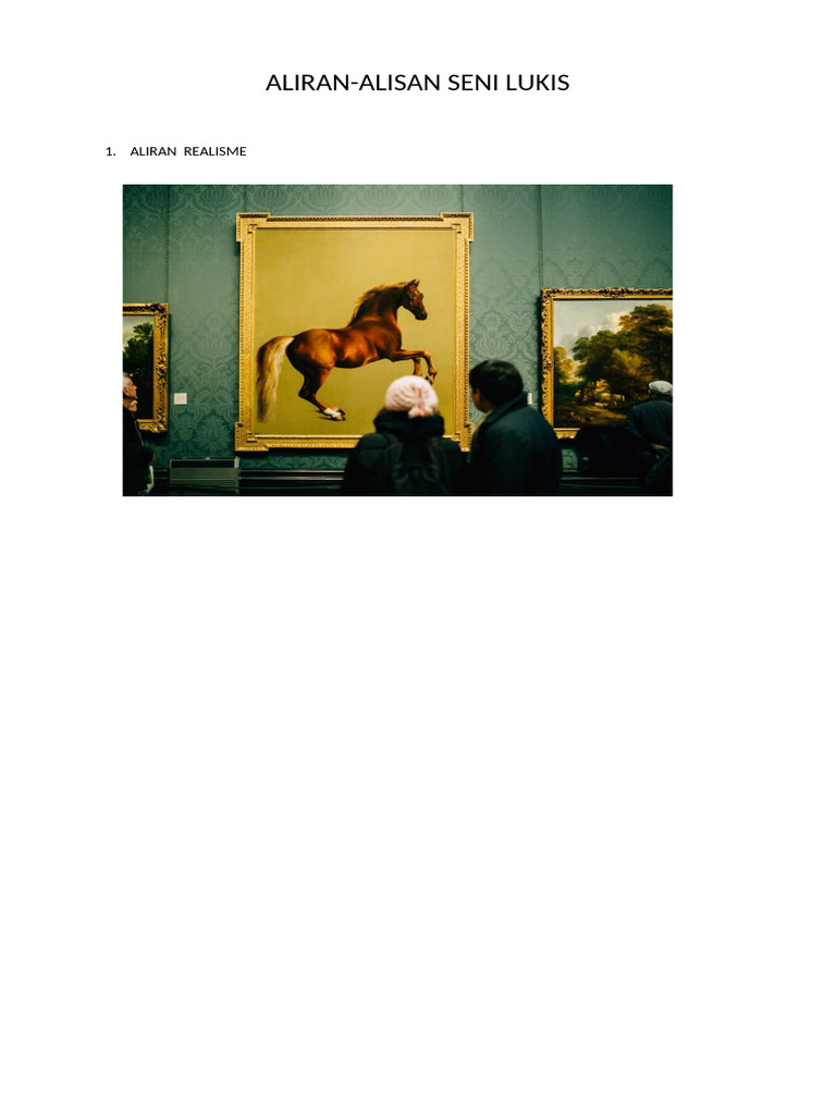 Aliran Seni Lukis | PDF