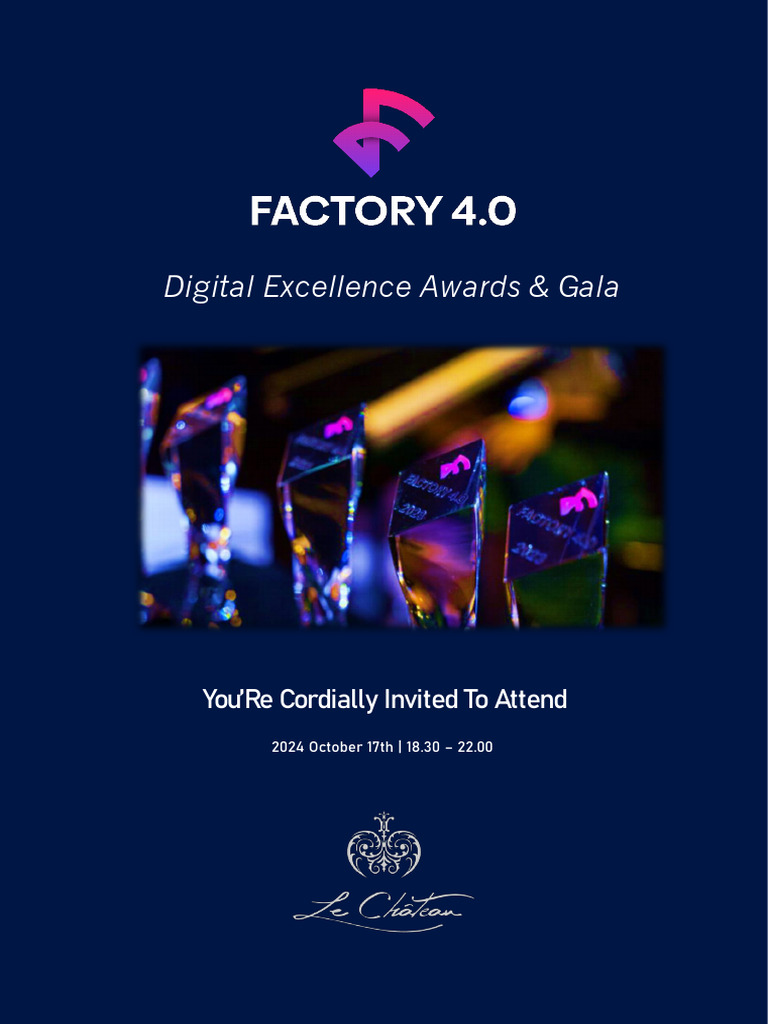 2024 Factory 4.0 Awards and Gala | PDF