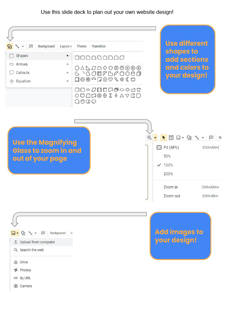 U2L01 - Digital Resource - Web Design Template | PDF