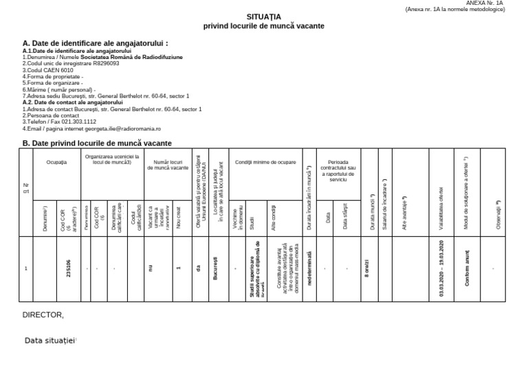Formular Ajofm | PDF