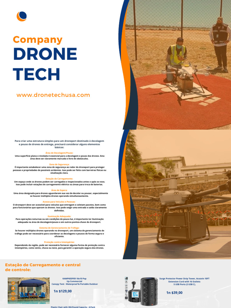 3 - Estrutura Operacional - DRONETECH DELIVERY | PDF