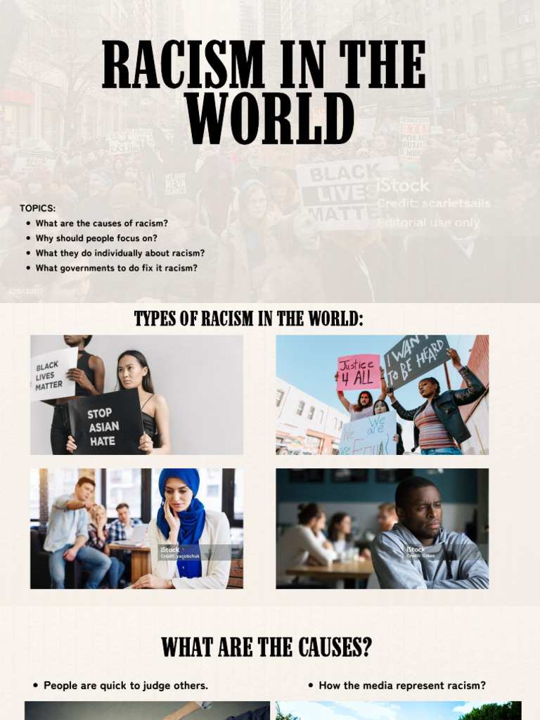 Racism Presentation | PDF