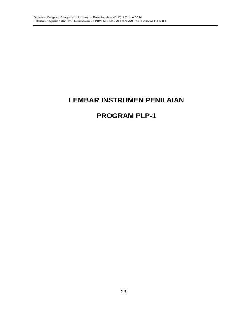 Lampiran PLP 1 Tahun 2024 | PDF