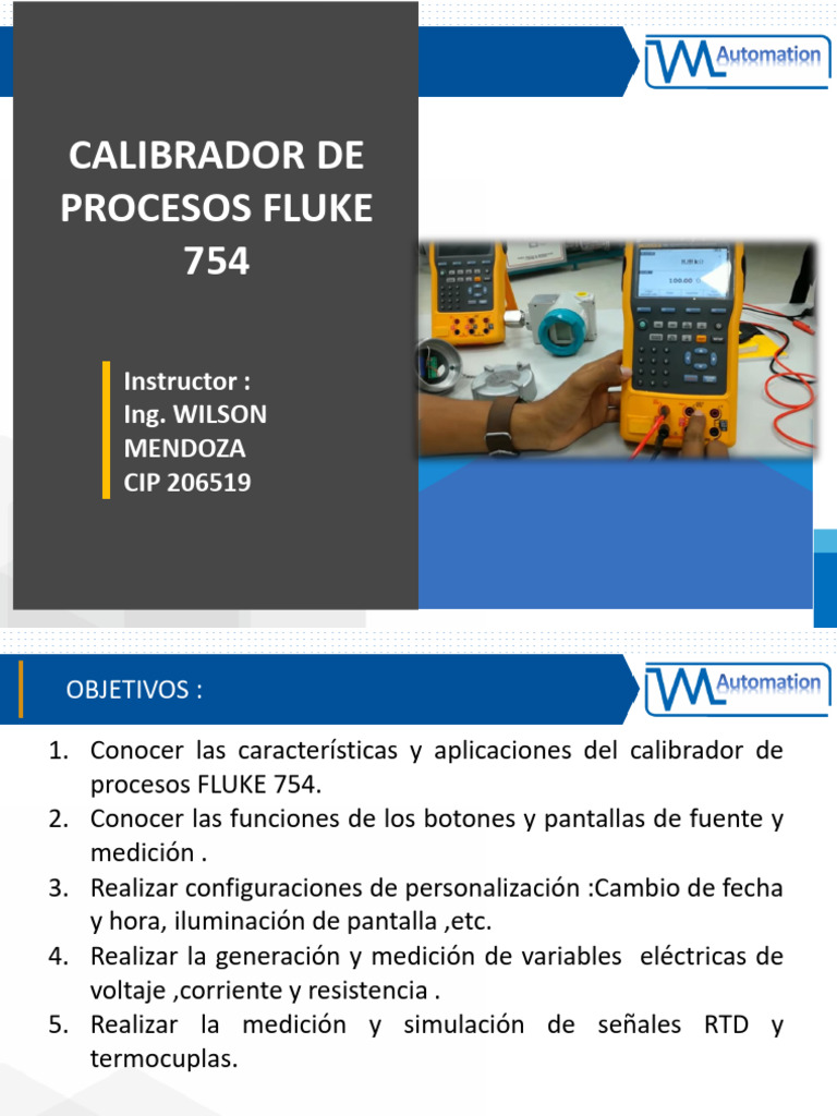 Uso Del Calibrador de Procesos FLUKE 754-1 | PDF | Informática
