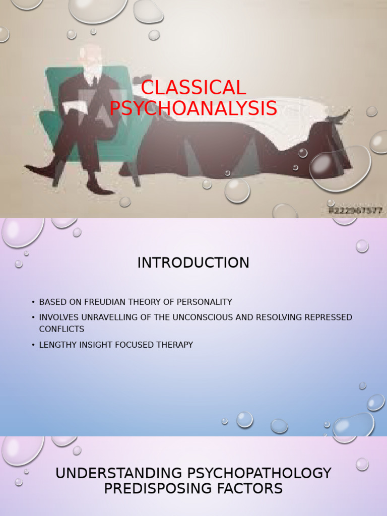 classical psychoanalysis | PDF