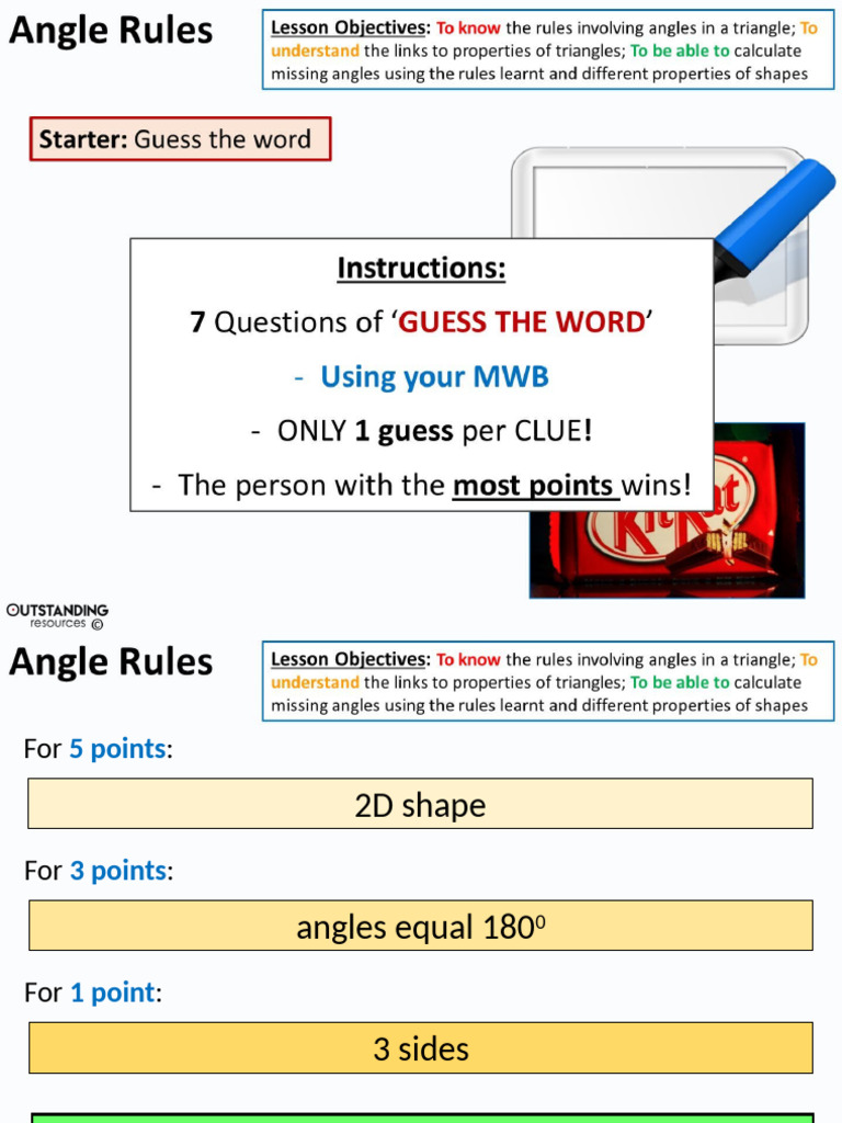 Angle Rules 2 - Triangles | PDF