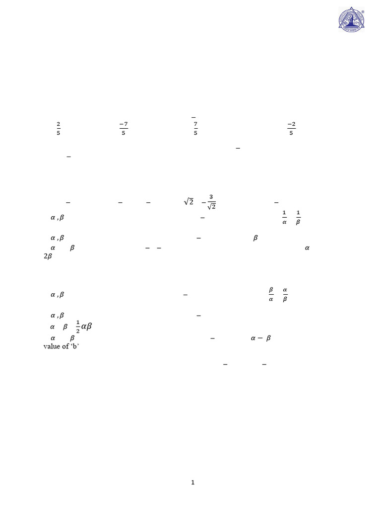 S5 Math Ch2 Polynomials WS1 | PDF | Quadratic Equation | Zero Of A Function