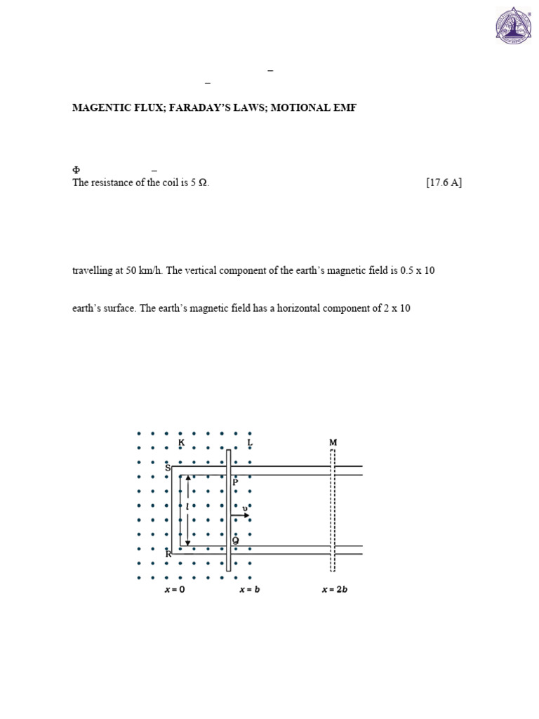 S7 Phy ch6 EMI Asgmt HW | PDF