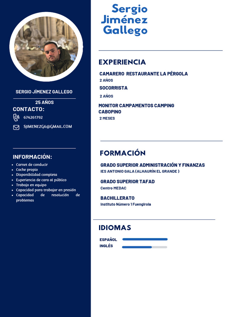 CV Sergio | PDF