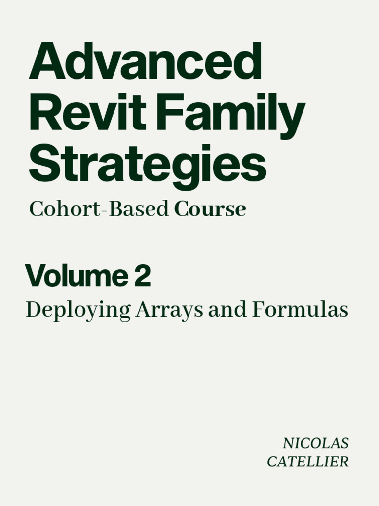 Cohort VOLUME2 Formulas Arrays | PDF