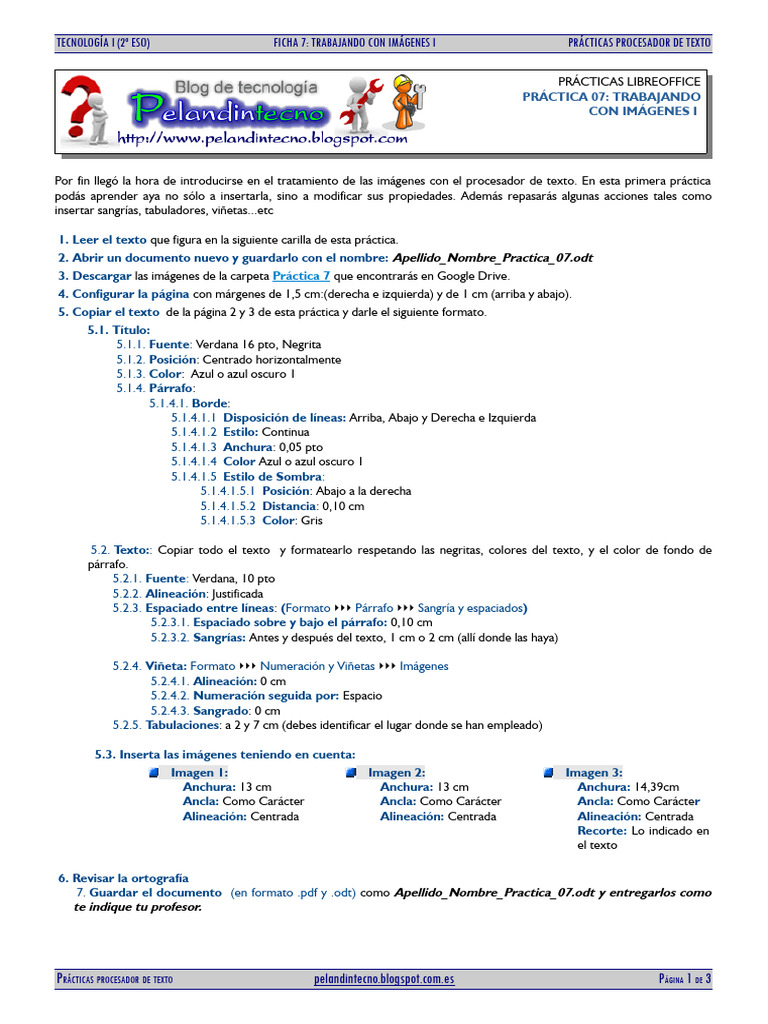 Pr-Ctica 08 - Trabajando Con Im-Genes | PDF