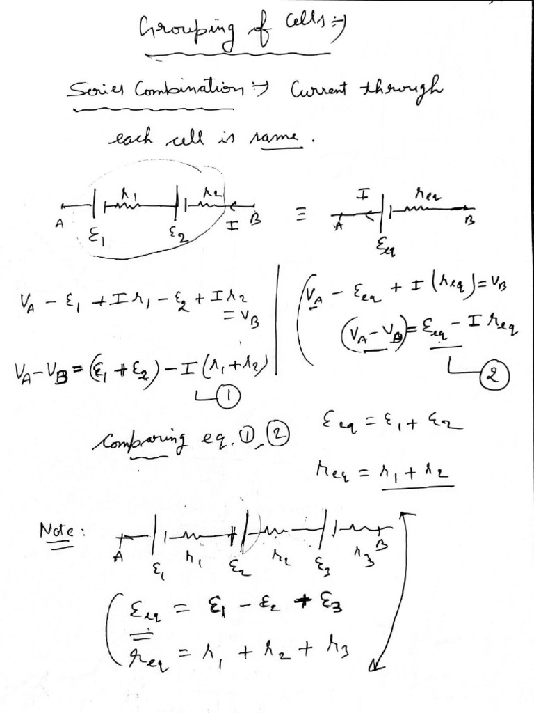 Current Lec8 Grouping of Cells-Min | PDF