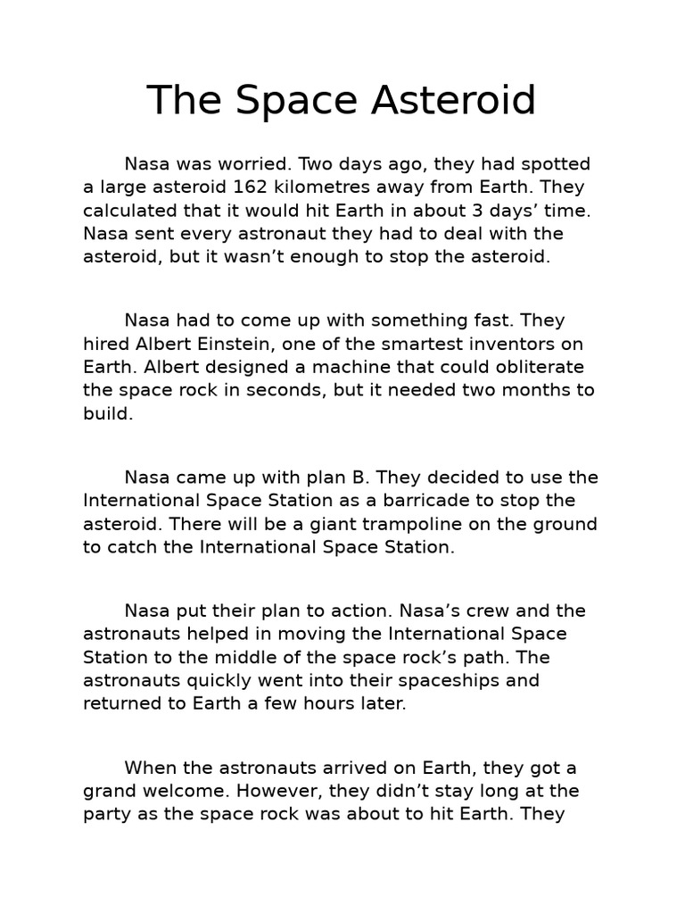 The Space Asteroid | PDF