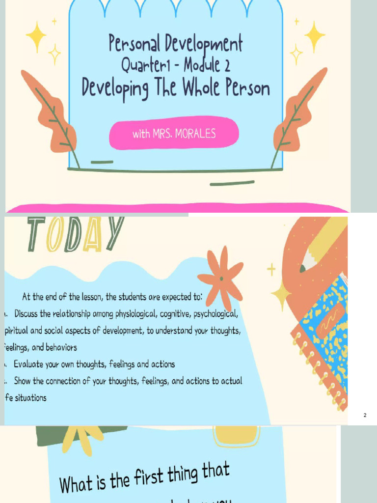 Presentation Title Perdev Module 2 | PDF