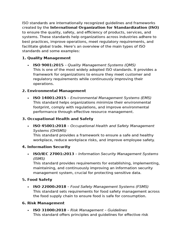 ISO Standards | PDF
