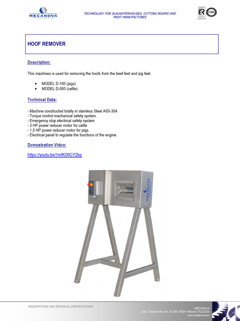En Hoof Remover | PDF | Technology & Engineering