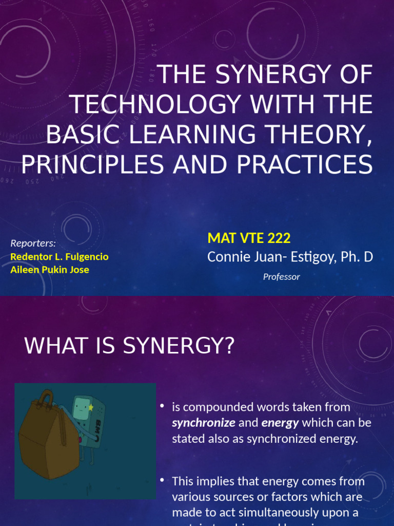 The Synergy of Technology | PDF