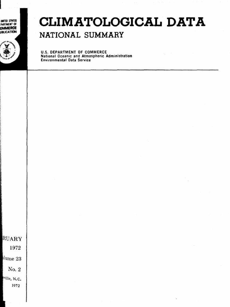 Climatological Data: National Summary | PDF