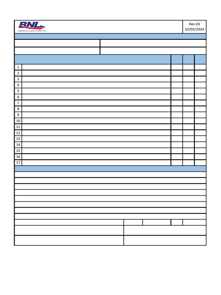 CHECKLIST _ PÁ CARREGADEIRA _ BNL _ REV 04 | PDF