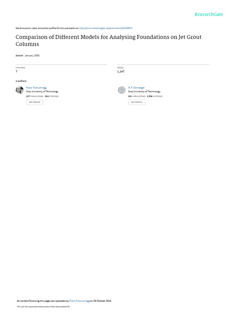 Comparison of Different Models For Analysing Found | PDF