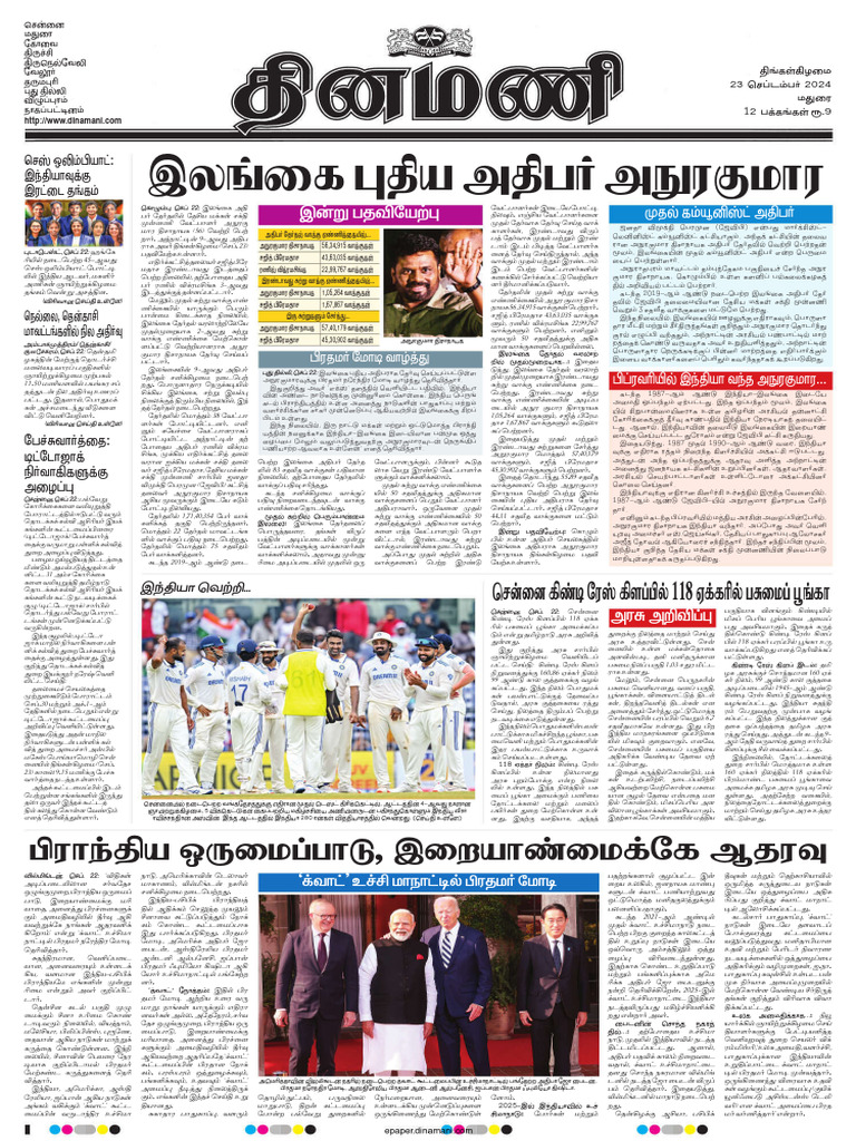 Dinamani Madurai 23-09-2024 | PDF