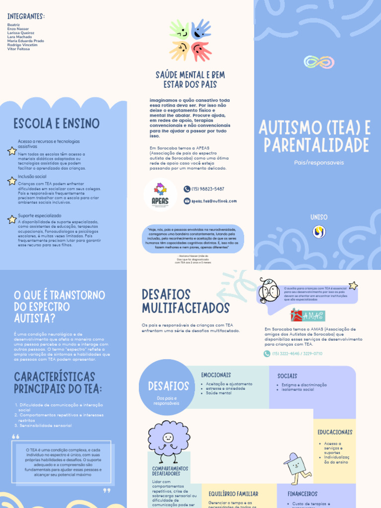 Blue Playful Autism Brochure | PDF