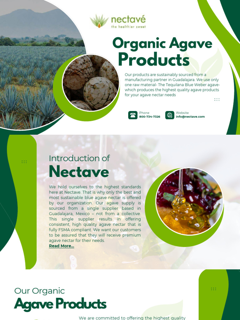Organic Agave Products | PDF