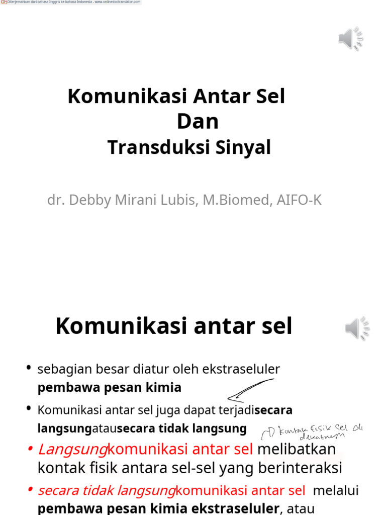 Intercellular Communication And Signal Transduction Pptxen Id 2 Pdf 8790