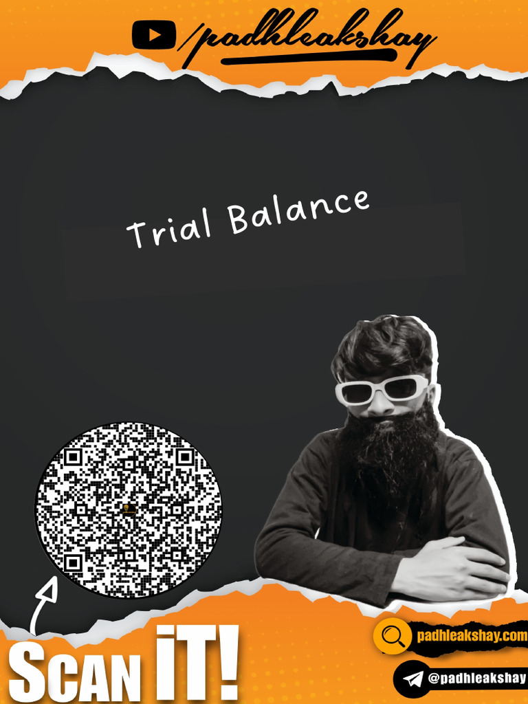 Trial Bal Ance | PDF