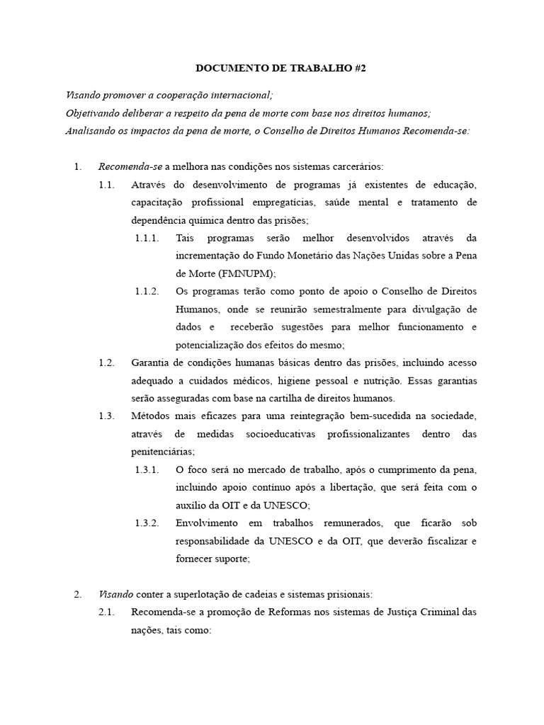 Documento de Trabalho #2 | PDF