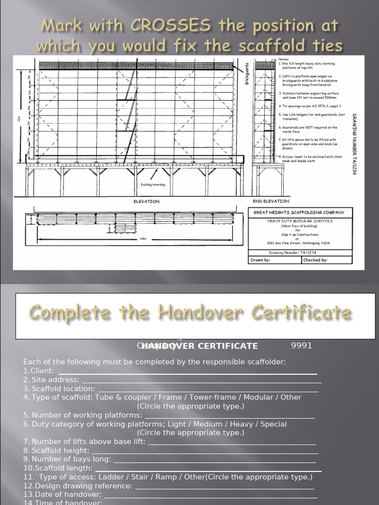 Scaffold Loading Classes and Duties & Materail Cals - 2 | PDF