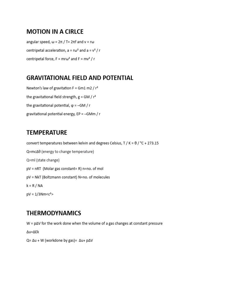 Formula Mock 1 | PDF