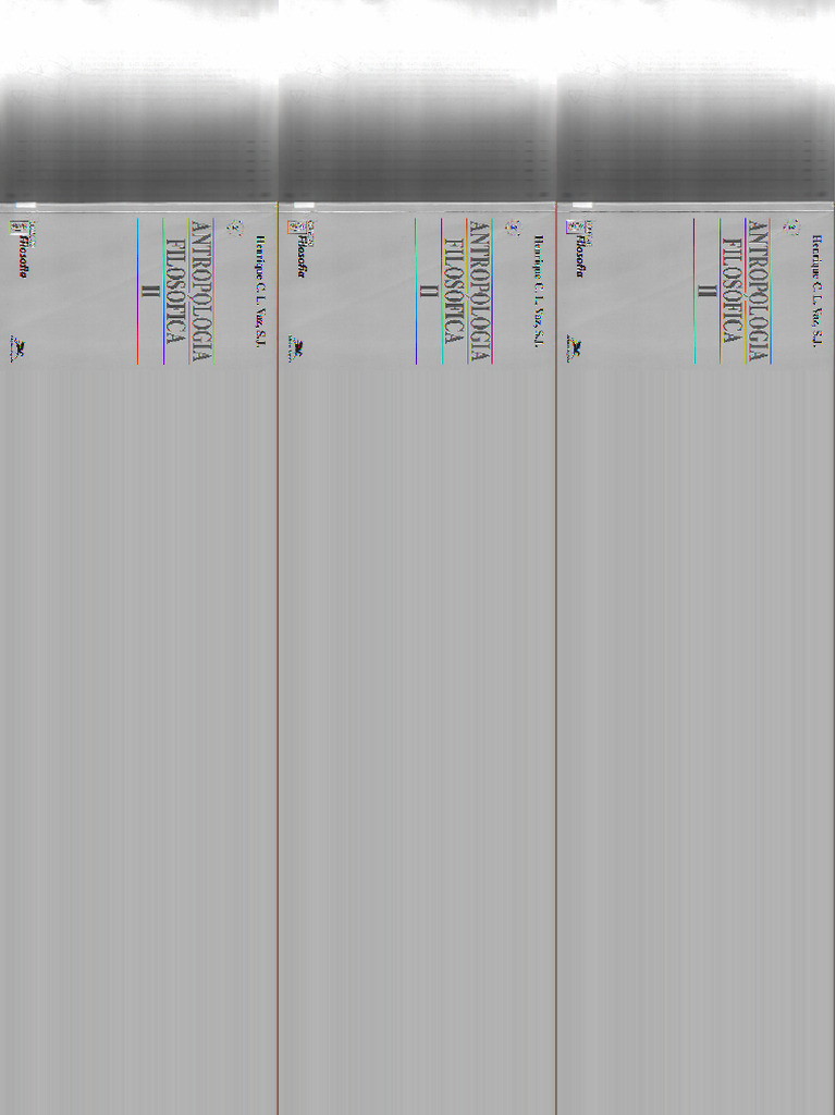 Vaz Henrique C de Lima Vaz Antropologia Filosofica II 2 PDF Free | PDF