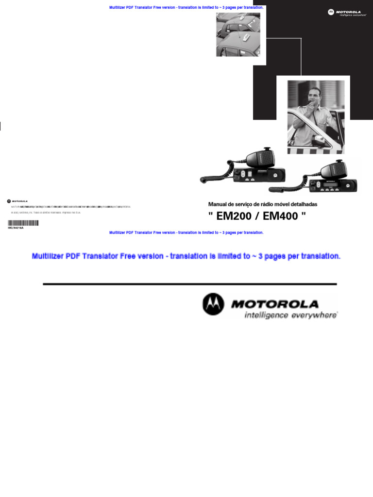 Manual Serviço Em400 Referencias | PDF