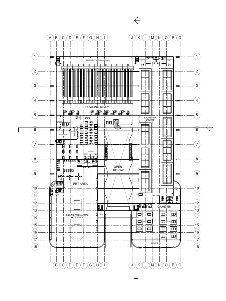 Main Building Second Floor Plan | PDF | Indoor Sports