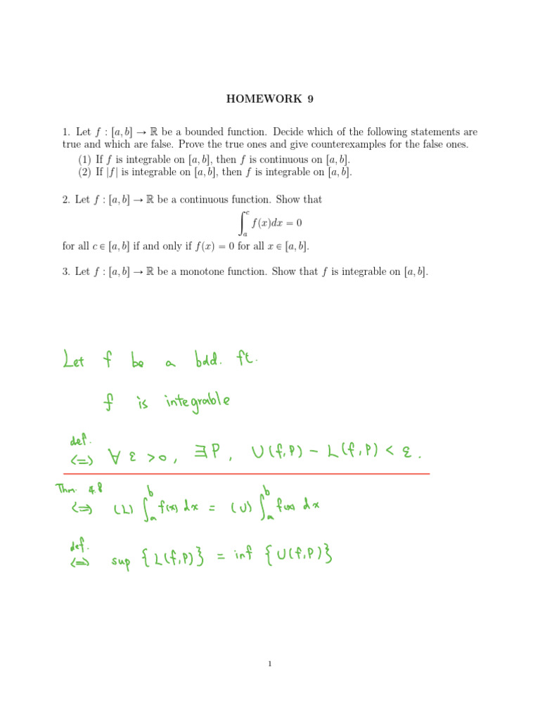 HW9 Solution | PDF