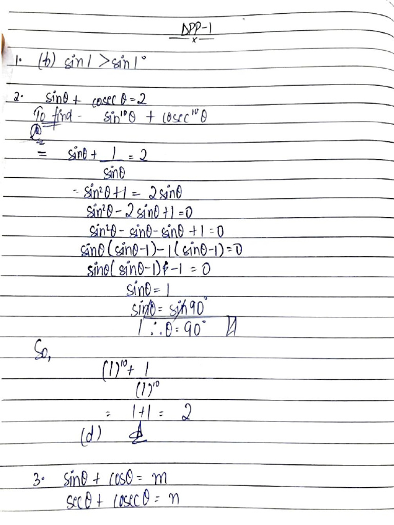 DPP 1 | PDF