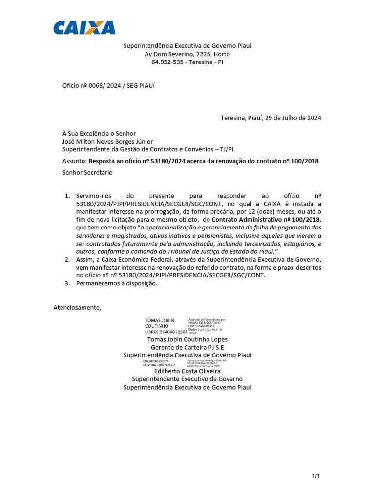 Resposta Da Cef | PDF