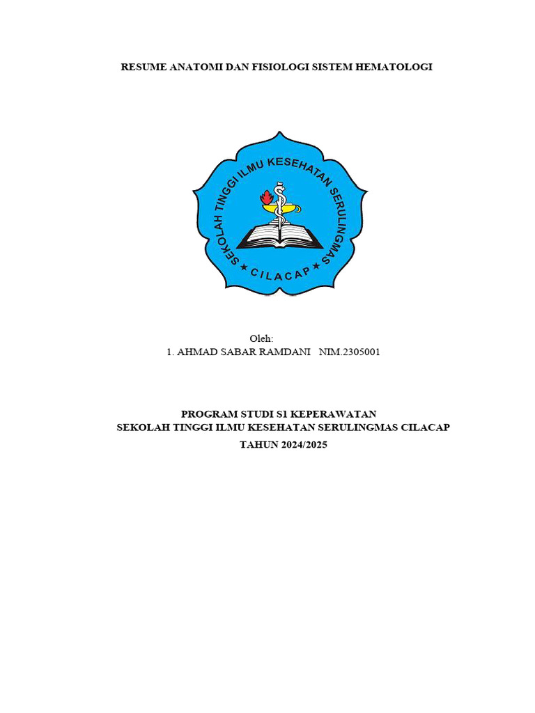 Resume - Hematologi.pak Rahmat - Ramdani | PDF