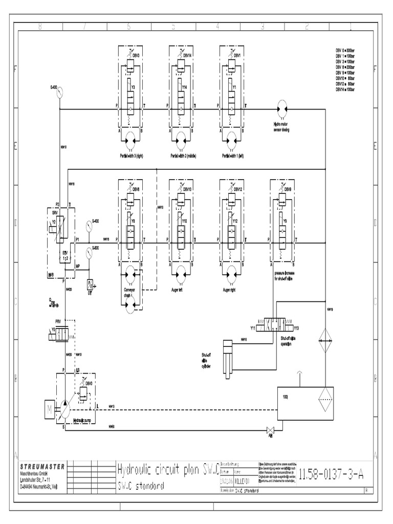 SW...C Hydraulic Circuit Plan | PDF