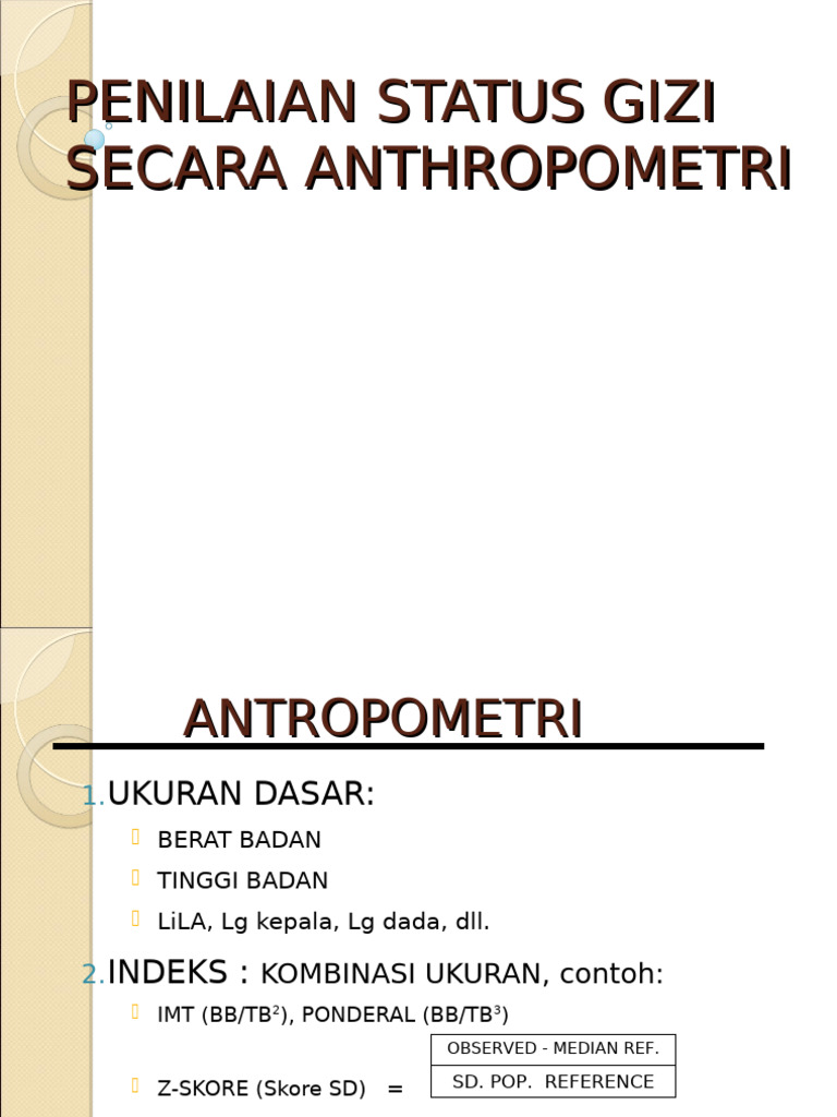 Antropometri DM | PDF