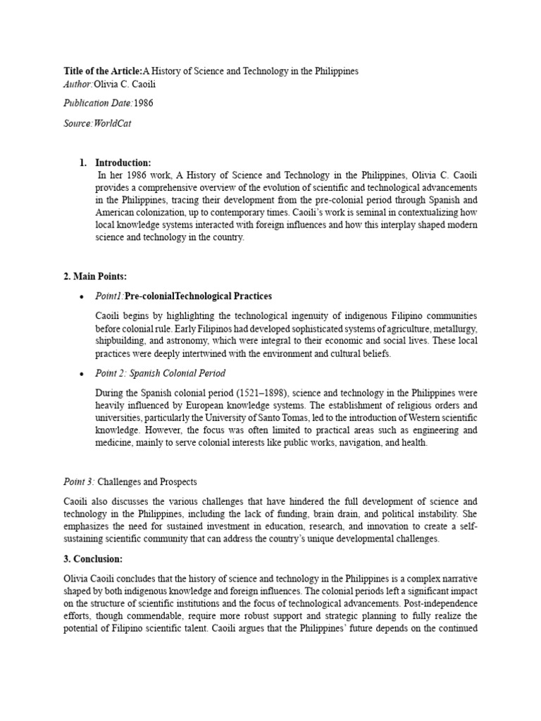 Article Digest Bombita Renz | PDF