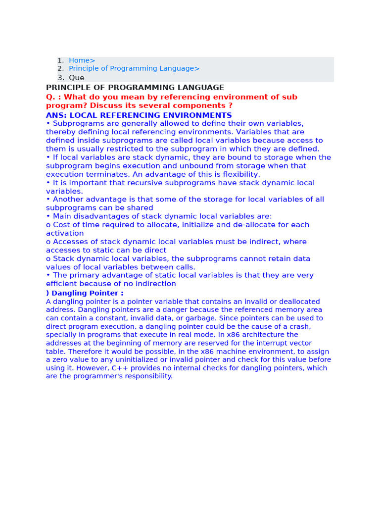 PPL Notes | PDF | Computers