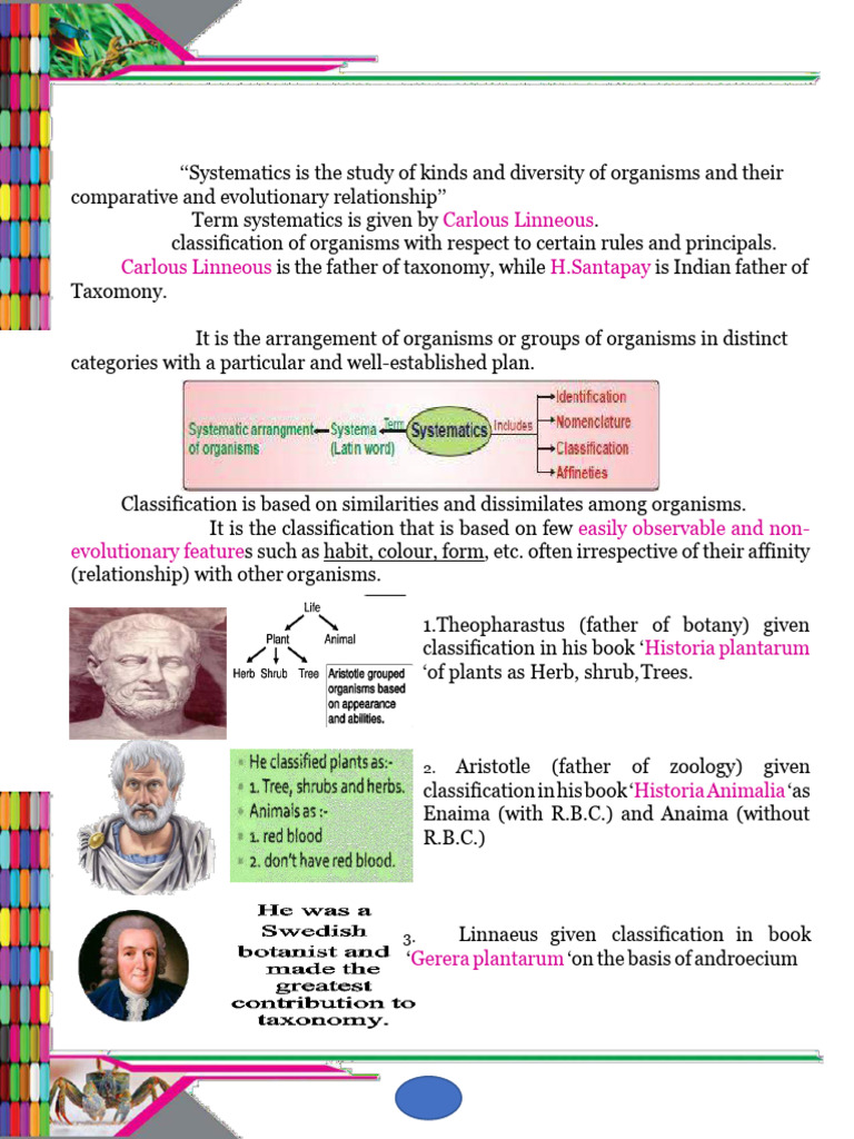 2. Systematics of Living Organisms | PDF