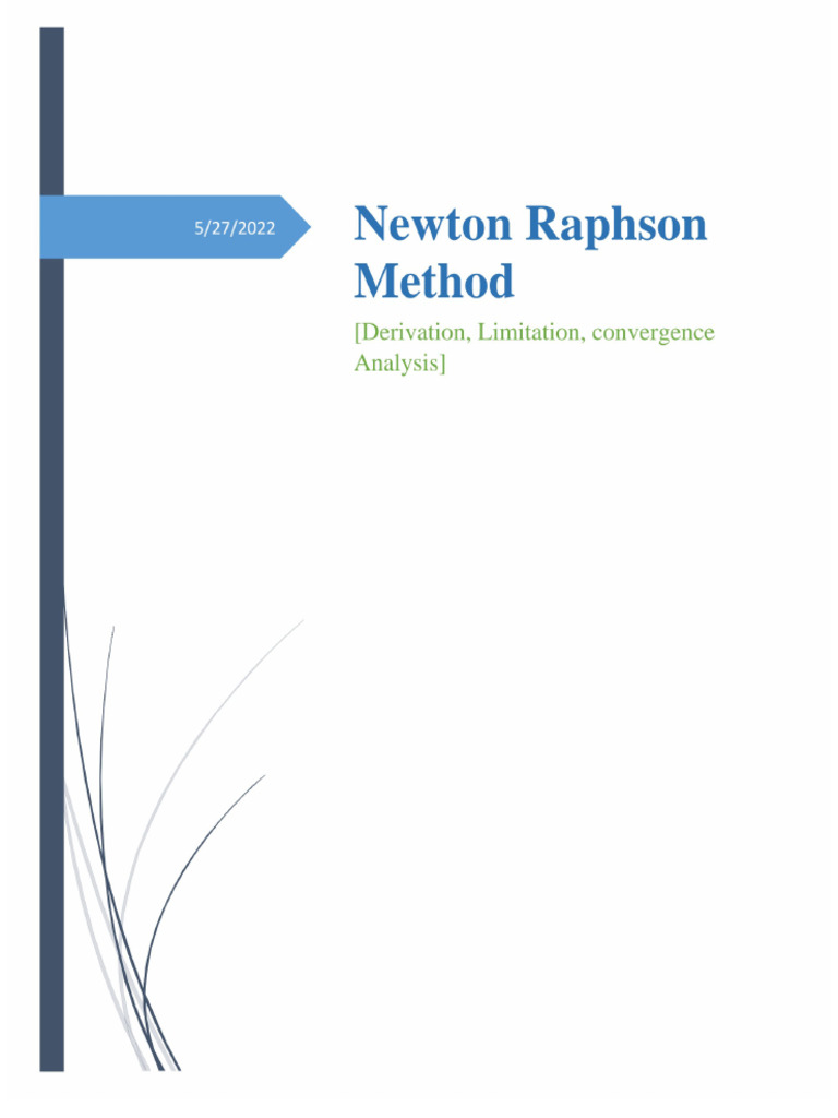 Newton Raphson Method | PDF