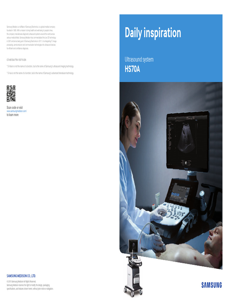 Samsung Ultrasound hs70 Brochure 2 | PDF