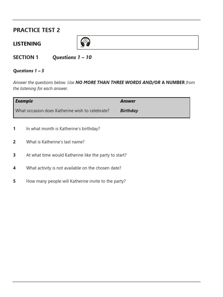 Ac Listening Test 2 | PDF