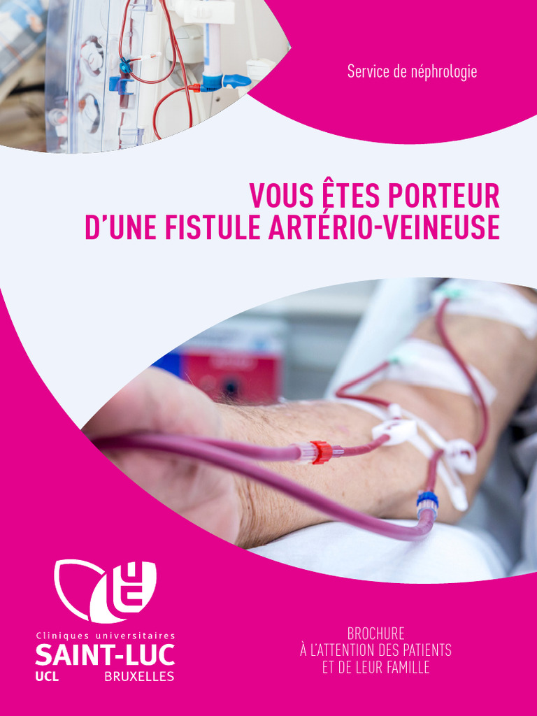 Brochure Patient-Vous Etes Porteur D Une Fistule Arterio Veineuse | PDF