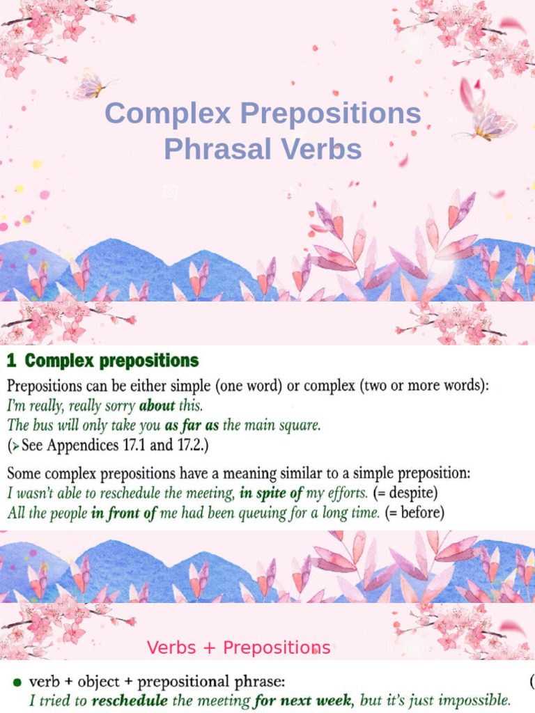 47-48 Complex Prepositions | PDF